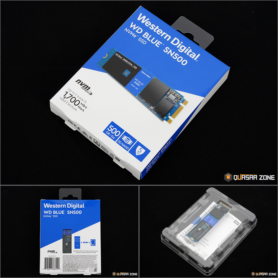 Western Digital WD Blue SN500 M.2 2280 (500GB) > 퀘이사 칼럼 | 퀘이사존