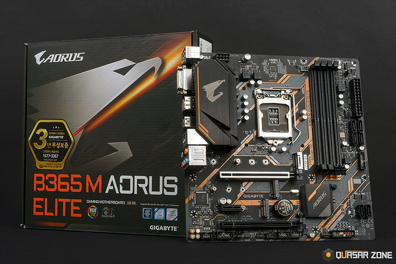 GIGABYTE B365 M AORUS ELITE 제이씨현 > 리포트 | 퀘이사존
