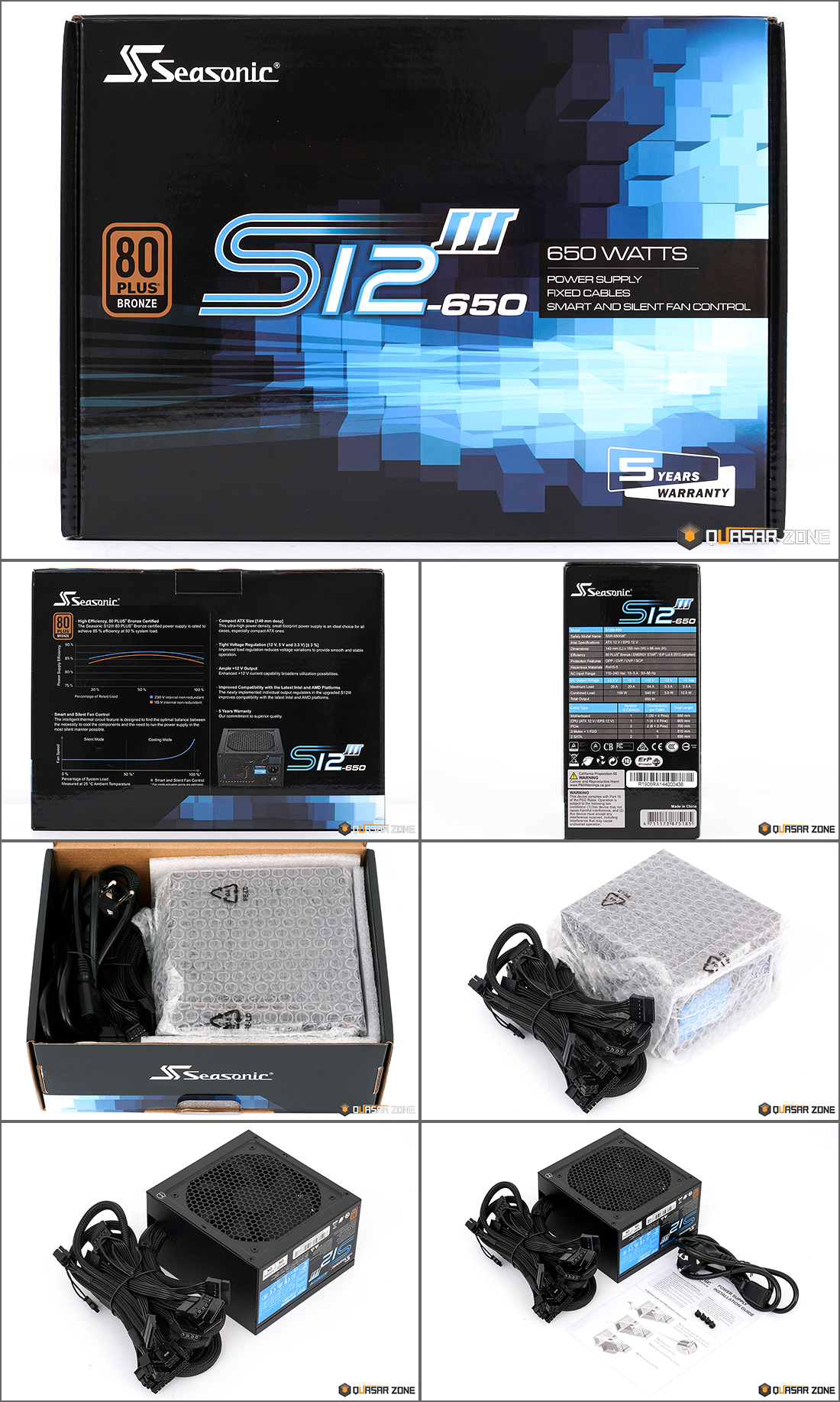 시소닉 S12III Bronze SSR-650GB3 Single Rail > 퀘이사 칼럼 | 퀘이사존