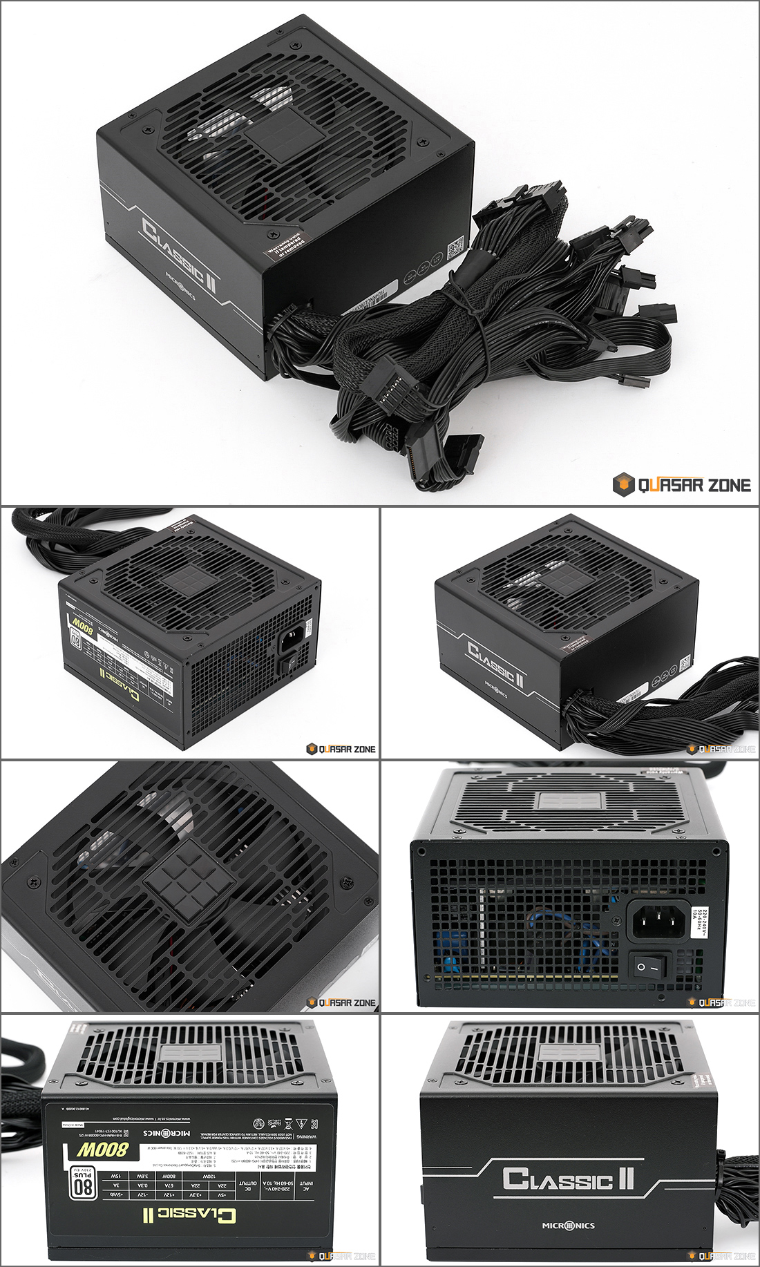 마이크로닉스 Classic II 800W 80PLUS 230V EU > 퀘이사 칼럼 | 퀘이사존