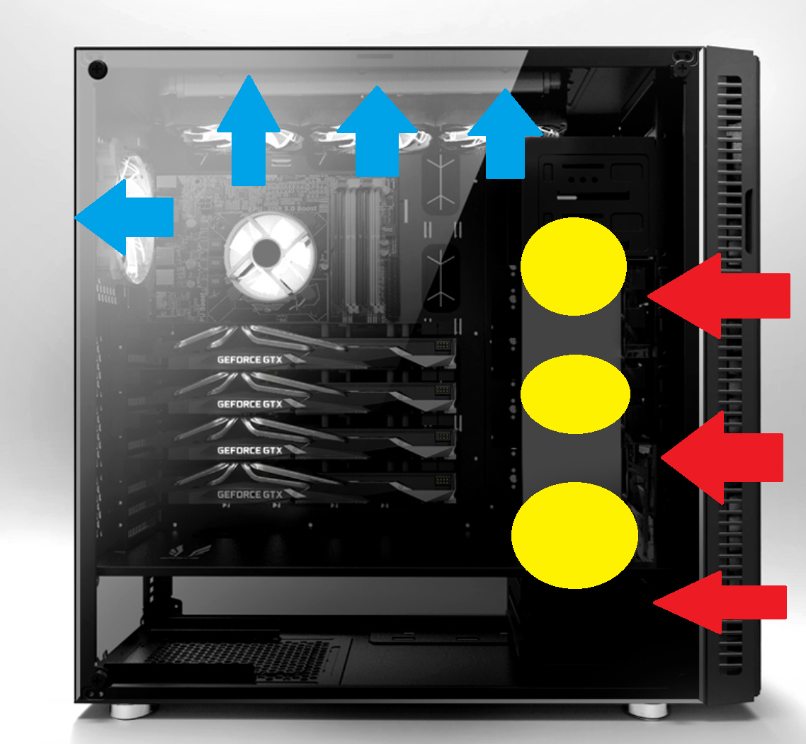 3RSYS T900 케이스 측면팬 방향에 대해서 질문 드립니다. > 공랭/수랭쿨러 | 퀘이사존 QUASARZONE