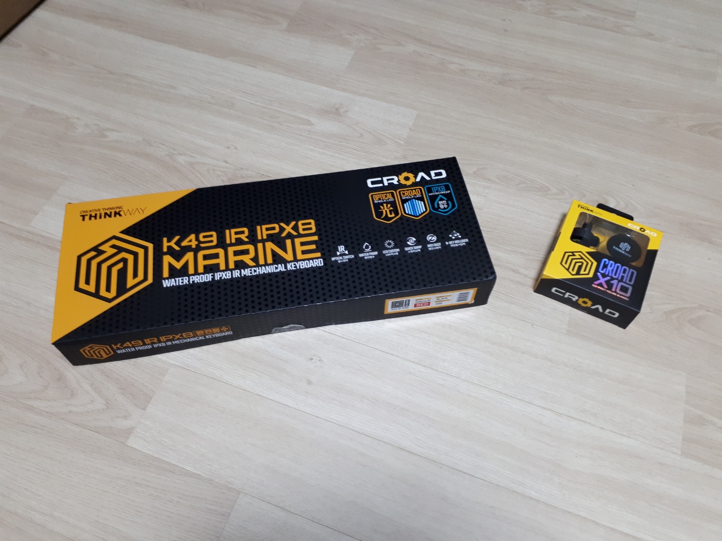 싱크웨이 K49 광축 키보드가 왔습니다. > 하드웨어갤러리 | 퀘이사존