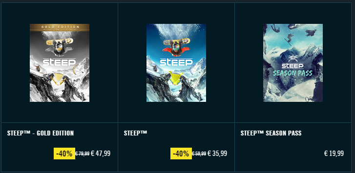 [uplay] 신작 steep 35.99유로 > 지름/할인정보 | 퀘이사존