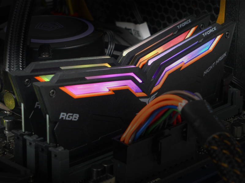 TeamGroup T-Force Night Hawk RGB 4,000MHz > 퀘이사 칼럼 | 퀘이사존