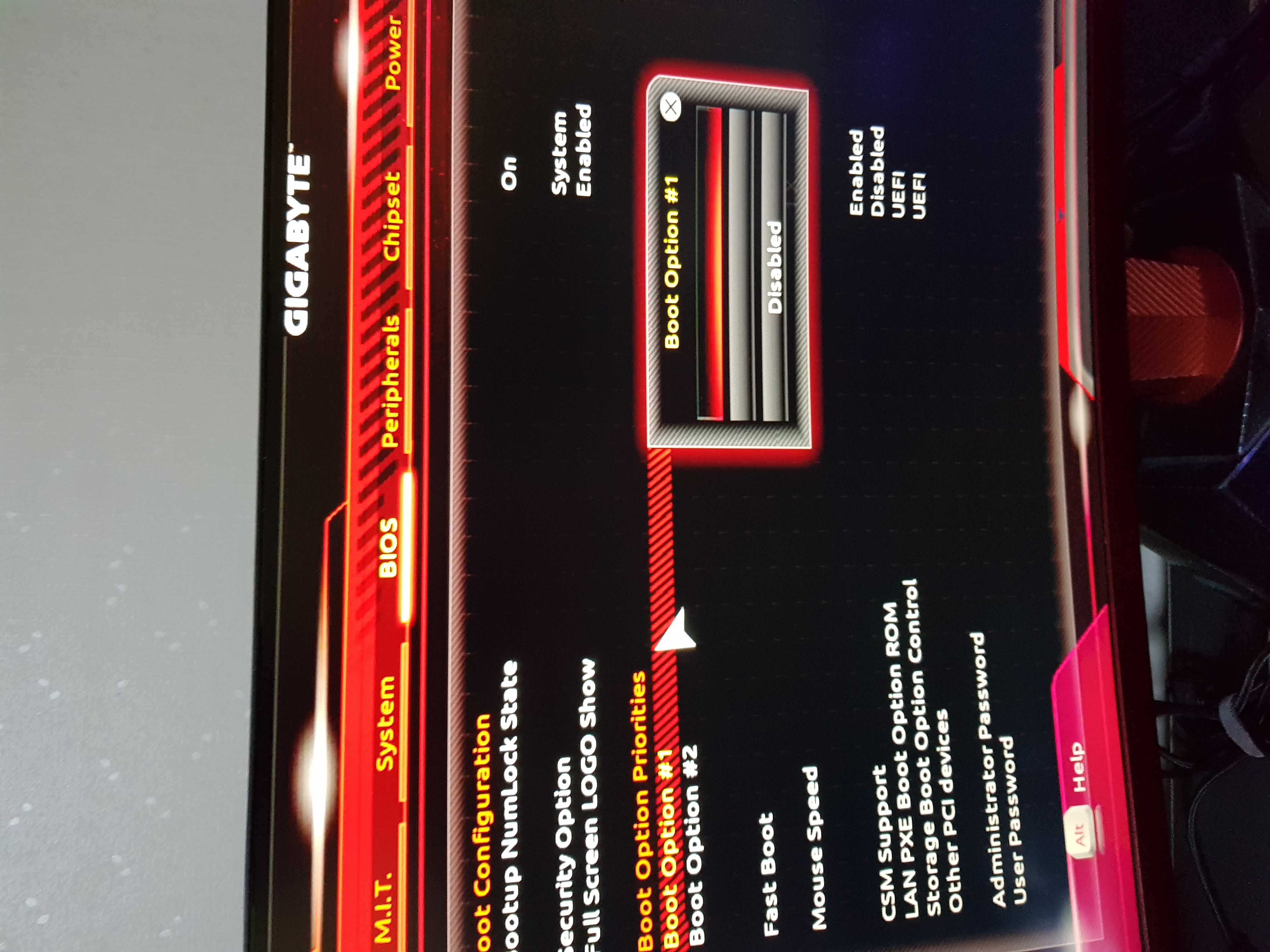 바이오스 Boot option에 메뉴가없어요ㅜㅜ > CPU/메인보드/램 | 퀘이사존 QUASARZONE