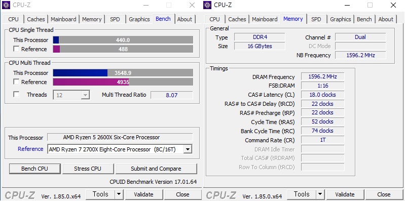 2600x 테스트결과, 램 오버 된건지 봐주시면 감사하겠습니다.. > CPU/메인보드/램 | 퀘이사존 QUASARZONE