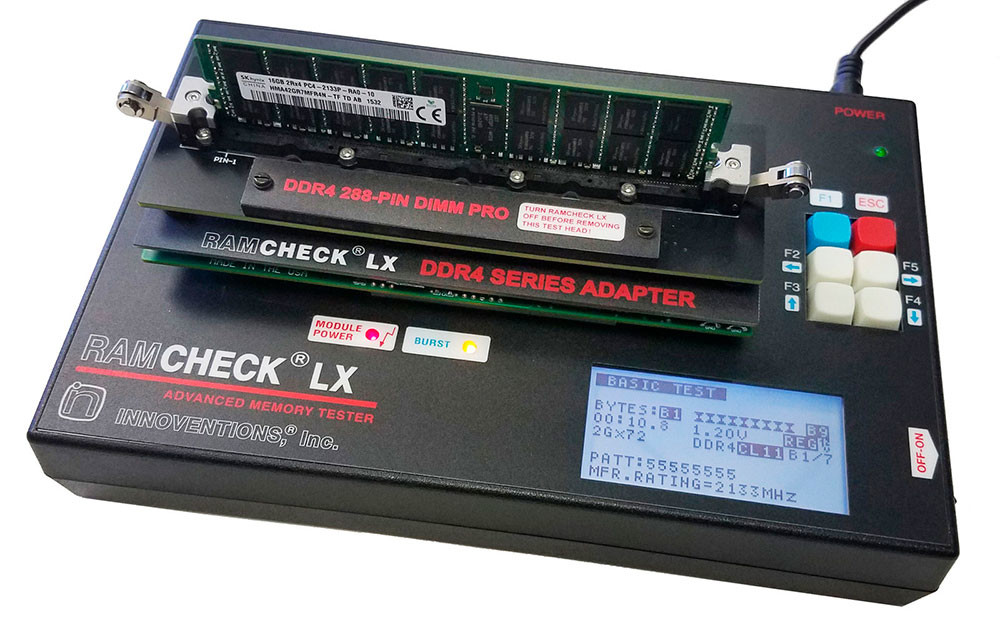 INNOVENTIONS, DDR4용 메모리 테스터기 출시 > 하드웨어 뉴스 | 퀘이사존 QUASARZONE