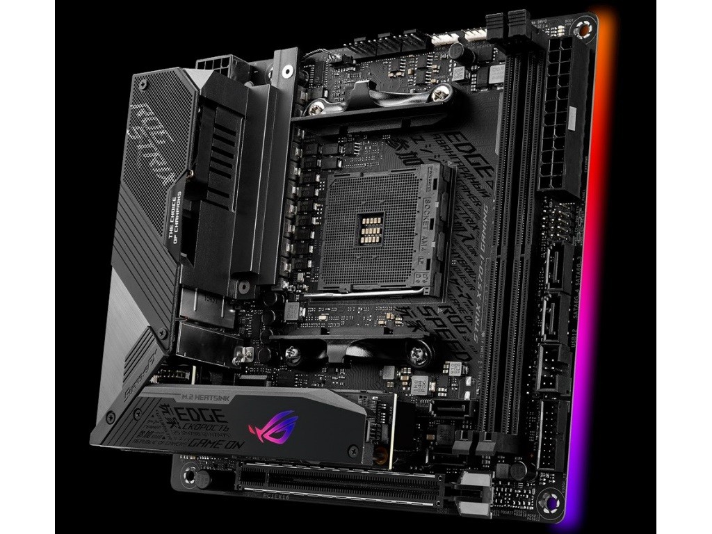 ASUS, X570 칩셋 Mini-ITX 게이밍 메인 보드 "ROG Strix X570-I Gaming" 발... > 하드웨어 ...