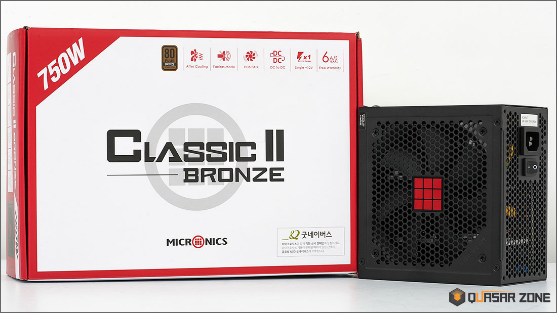 88% 효율에 12v 칼전압 출력! 마이크로닉스 Classic II 750W 80PLUS Bronze 230V EU HDB > 퀘이사 칼럼 | 퀘이사존