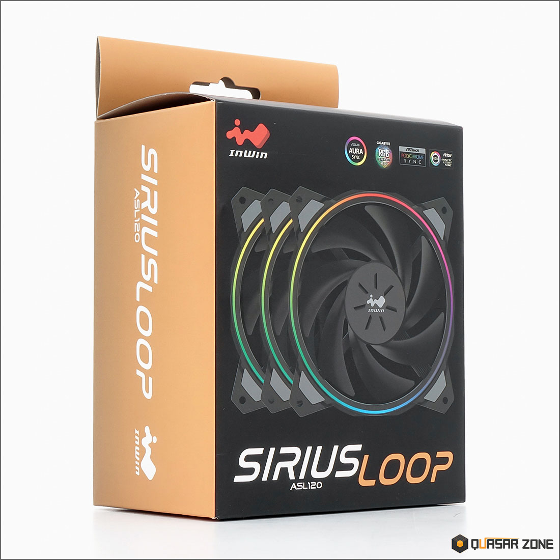 깔끔한 RGB LED 쿨링팬. IN WIN SIRIUS LOOP ASL120 > 퀘이사 칼럼 | 퀘이사존