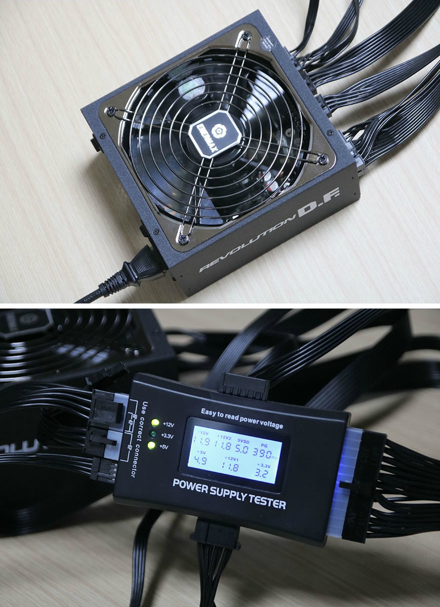 컴퓨터 파워 추천, Enermax REVOLUTION D.F. ERF750EWT 80Plus Gold Full Modular ...