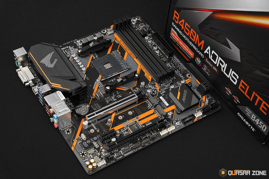 GIGABYTE B450M AORUS ELITE > 퀘이사 칼럼 | 퀘이사존