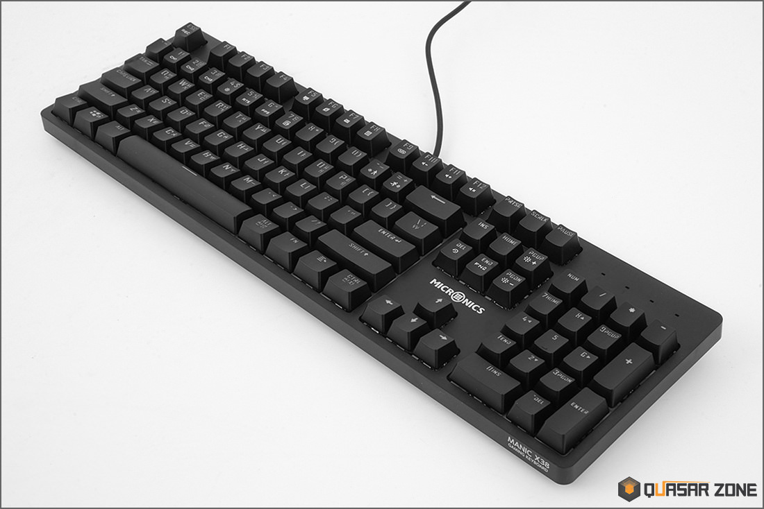 쌍둥이 형제, 마이크로닉스 MANIC X38 Gaming Keyboard > 리포트 | 퀘이사존