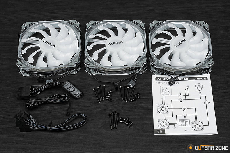 부담없는 가격으로 화려하게~! ALSEYE M120 MAX 시리즈 120mm RGB 쿨링팬 6종 > 퀘이사 칼럼 | 퀘이사존