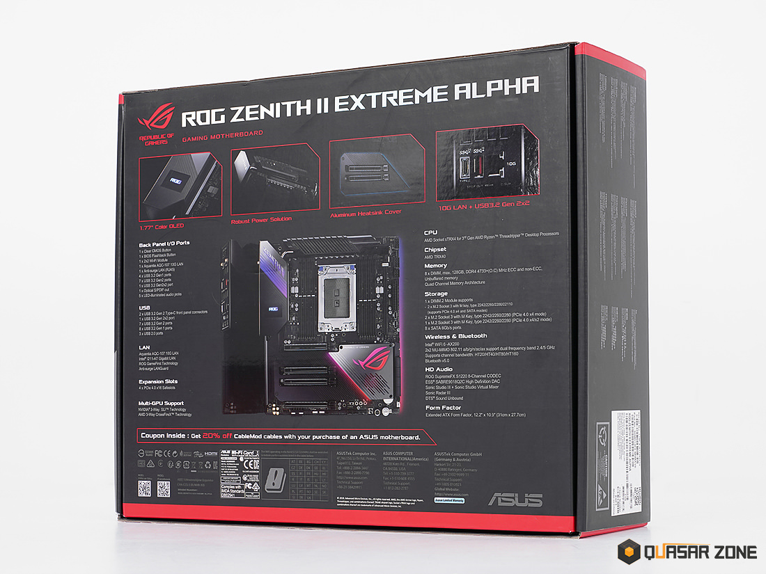 64코어 CPU를 위해 태어났다. ASUS ROG ZENITH II EXTREME ALPHA > 퀘이사 칼럼 | 퀘이사존