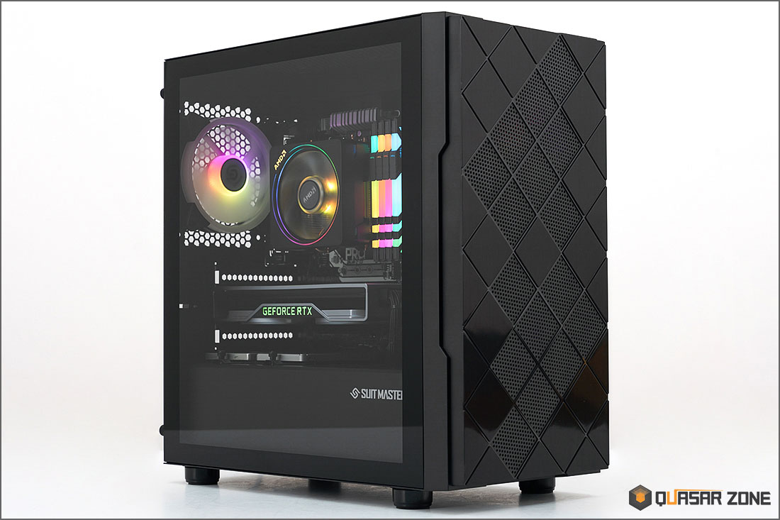 RGB로 무장한 미니타워, ABKO SUITMASTER CSM250 강화유리 LUNAR (블랙) > 퀘이사 칼럼 | 퀘이사존