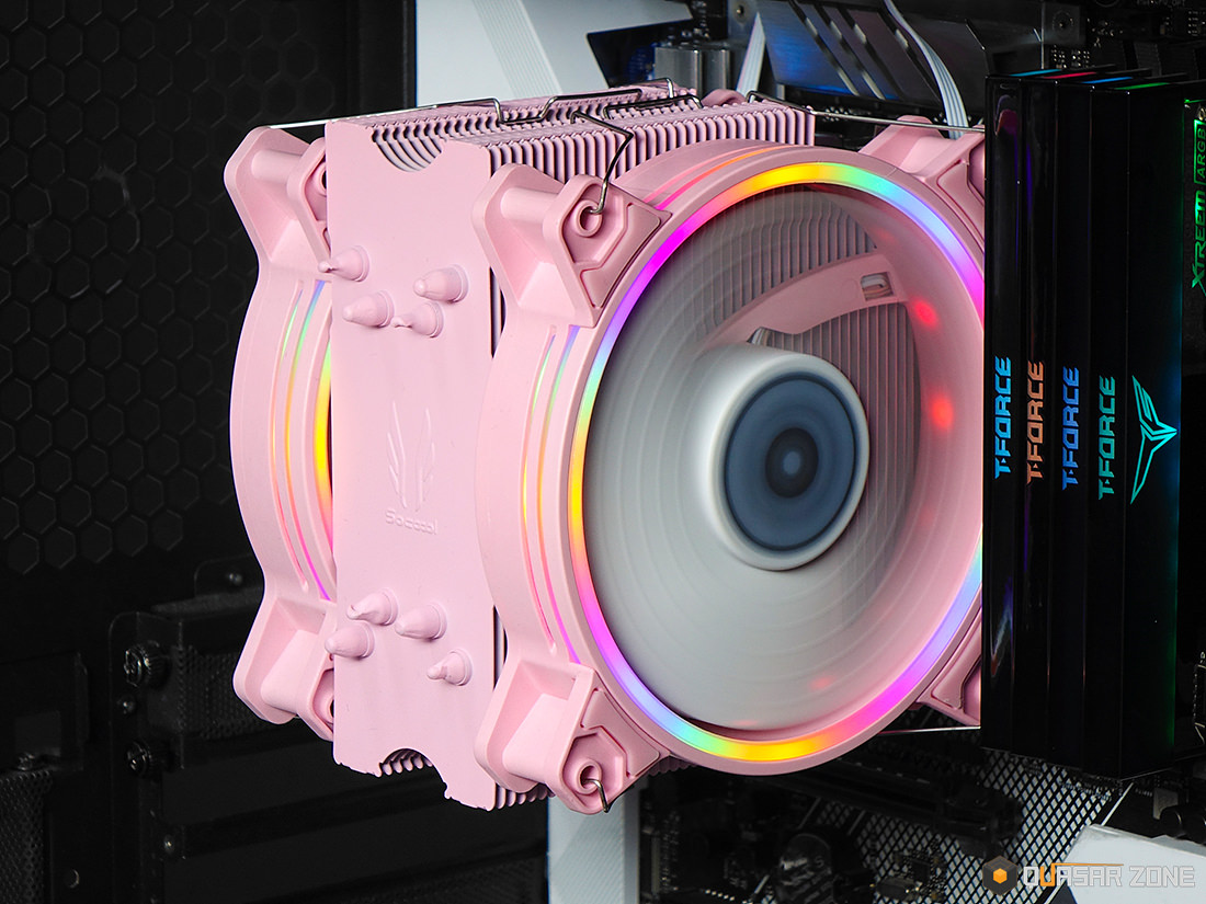 봄에 어울리는 핑크색 CPU 쿨러! 3RSYS Socoool RC500 RGB PINK > 퀘이사 칼럼 | 퀘이사존