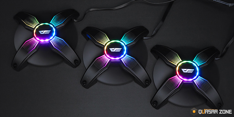 쿨링팬? 드라군?! darkFlash TALON PRO ARGB + ARGB Master RC1 REMOTE KIT > 퀘이사 ...