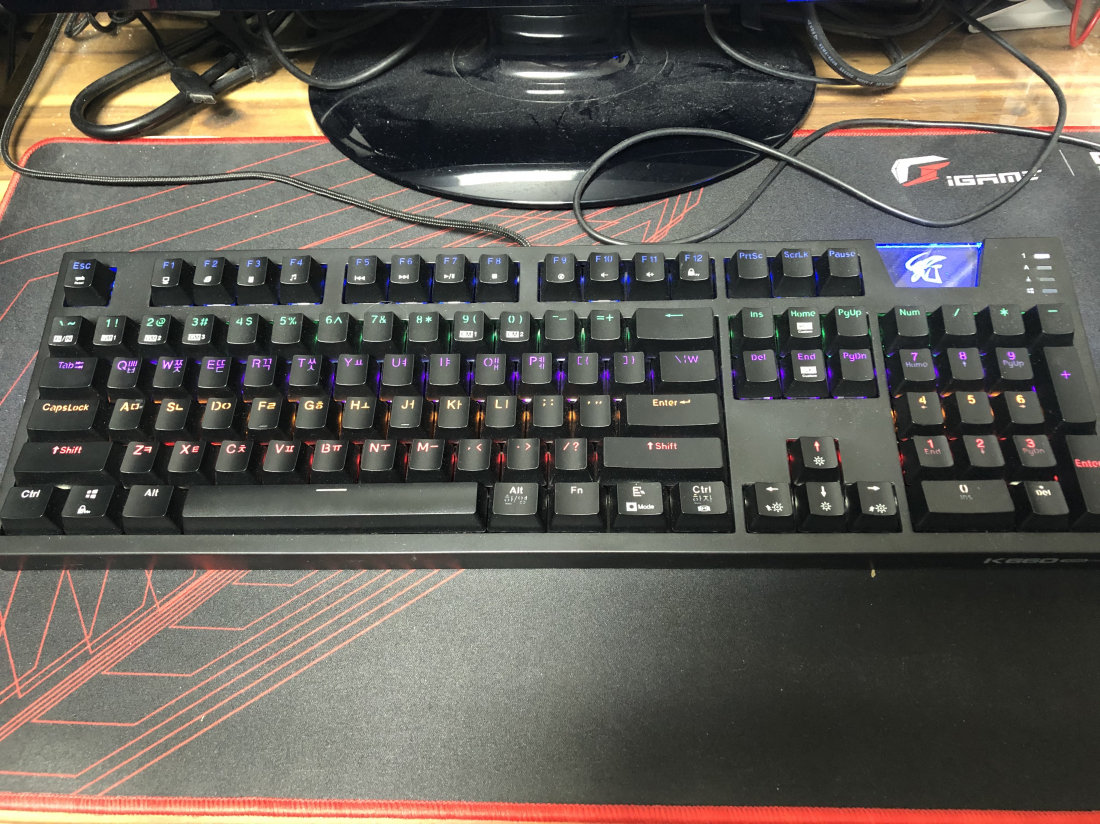 ABKO HACKER K660 ARC 프리미엄 카일 광축 완전방수 레인보우 LED > 하드웨어갤러리 | 퀘이사존 QUASARZONE