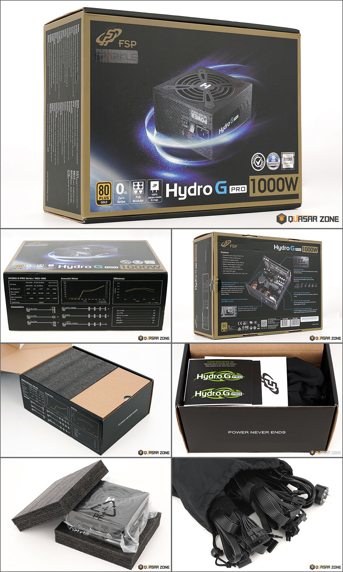 방진·방습에 강한 컨포멀 코팅 적용, FSP HYDRO G PRO 1000W 80PLUS Gold Full Modular ...
