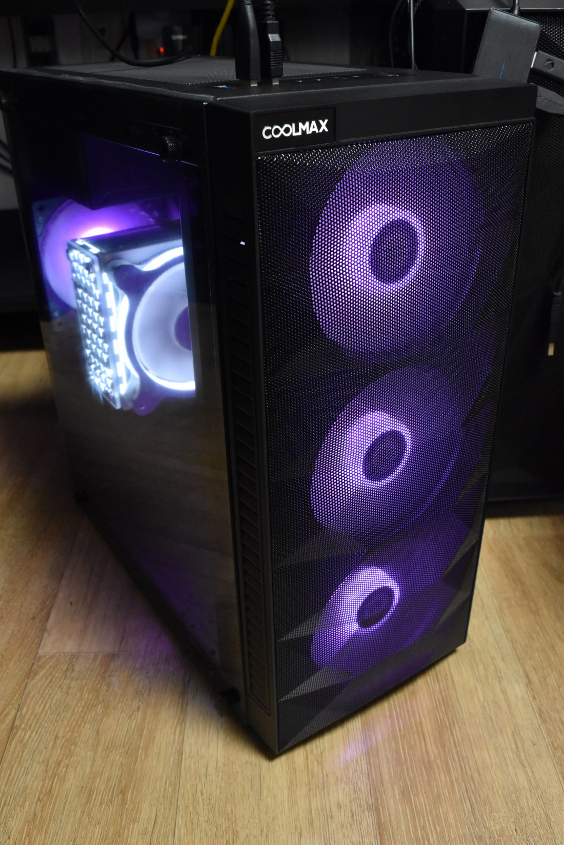 3만원대의 전면 메쉬와 4개의 aRGB 쿨링팬을 갖춘 COOLMAX S7 RGB > 유저사용기/필테 | 퀘이사존 QUASARZONE