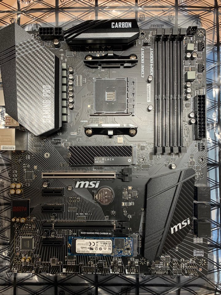 0티어 B450 메인보드 MSI B450 GAMING PRO CARBON AC 리뷰 및 바이오스 설정법 > 유저사용기/필테 ...