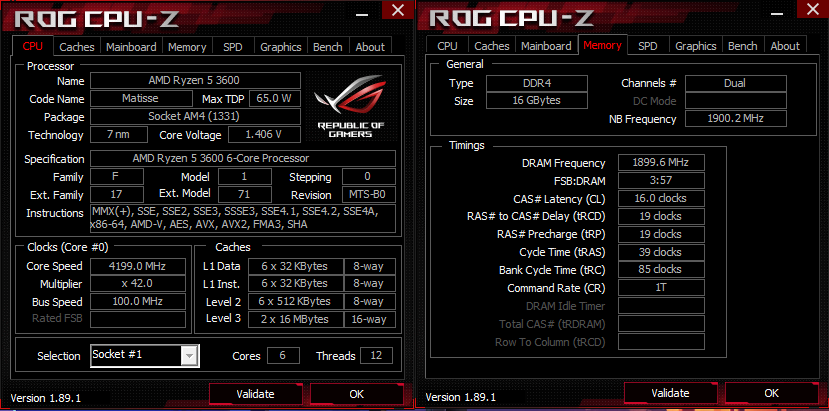 하이닉스 C다이+라이젠 3600 램오버 결과입니다. > CPU/메인보드/램 | 퀘이사존 QUASARZONE