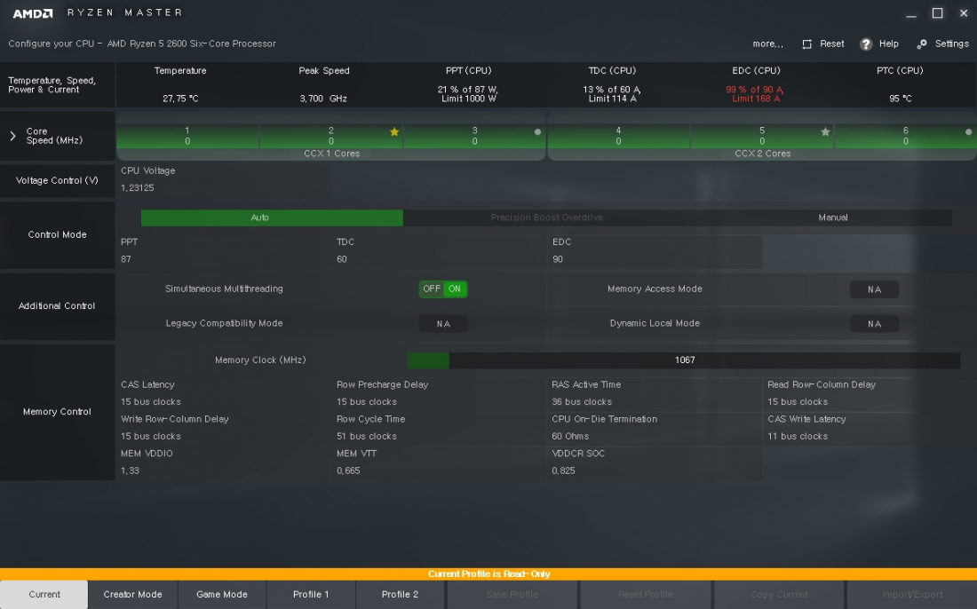 라이젠 마스터 EDC(CPU) 빨간색으로 나오는데 괜찮은 건가요? > CPU/메인보드/램 | 퀘이사존 QUASARZONE